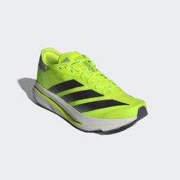 Laufschuh adidas Performance "ADIZERO SL 2", Herren, Gr. 42, silber (lucid lemon, core schwarz, halo silber), Textil, Schuhe Laufschuh, mit Lightstrike-Sohle