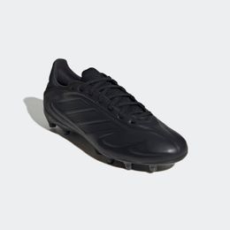 Fu&szlig;ballschuh adidas Performance "COPA PURE 3 PRO FG", Gr. 41, schwarz (core schwarz, core schwarz, iron metallic), Leder, Synthetik, Schuhe Fu&szlig;ballschuh, f&uuml;r Rasenpl&auml;tze