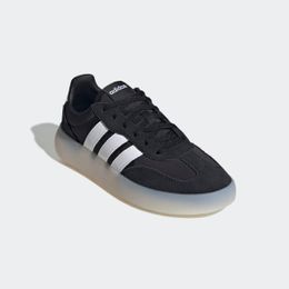 Sneaker adidas Sportswear "BARREDA DECODE KIDS", Damen, Gr. 36, core schwarz, ftwr wei&szlig;, core wei&szlig;, Leder, Textil, Schuhe Sneaker, inspiriert vom adidas Handball Spezial, f&uuml;r Kinder & Jugendliche