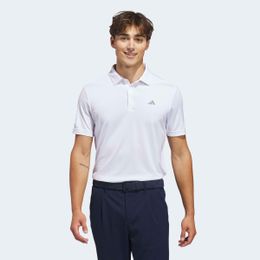 Poloshirt adidas Performance "PERF SOLID POLO", Herren, Gr. M, wei&szlig;, Obermaterial: 100% Polyester, normal, Shirts Poloshirt