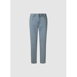 High-waist-Jeans Pepe Jeans "TAPERED JEANS HW", Damen, Gr. 27, L&auml;nge 30, light enzyme, Denim/Jeans, Obermaterial: 98% Baumwolle, 2% Elasthan, gerade, unten schmal lang, Jeans High-waist-Jeans