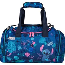 Sporttasche McNeill "Neu, Disney, Stitch", M&auml;dchen, Gr. B/H/T: 37cm x 25cm x 20cm, blau (stitch), Polyester, Taschen Sporttasche, f&uuml;r Schule, Sport und Freizeit