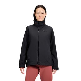 Funktionsjacke Berghaus "ROAM IA JKT AF", Damen, Gr. 3XL, jet schwarz, Obermaterial: 100% Polyester. Futter: 100% Polyester, Jacken Funktionsjacke, aus Hydroshell-Material, wasserdicht, atmungsaktiv