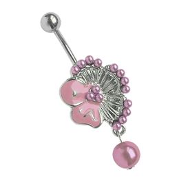 Adelia&acute;s Bauchnabelpiercing ADELIA&acute;S "Piercing Bauchnabelpiercing", pink (rosa), Piercings, Damen, Titan, Bauchnabelpiercing