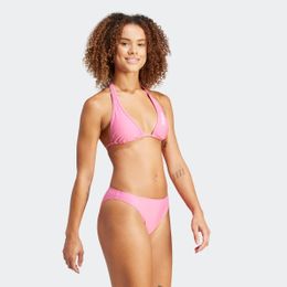 Bustier-Bikini adidas Performance "SPW NECKH BIK", Damen, Gr. M, N-Gr, pink (pink fusion), Obermaterial: 78% Polyamid, 22% Elasthan, Bikini-Sets Bustier-Bikini