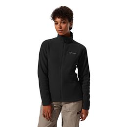 Fleecejacke Berghaus "PRISM PT IA FL JKT AF", Damen, Gr. XL, schwarz (schwarz, schwarz), Obermaterial: 100% Polyester, normal, Jacken Fleecejacke, sportlicher Stil, atmungsaktives und w&auml;rmendes Material