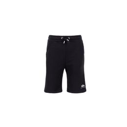 Sweatshorts Alpha Industries "Basic Short SL", Damen, Gr. XS, Normalgr&ouml;&szlig;en, schwarz, Obermaterial: 80% Baumwolle, 20% Polyester, Hosen Sweatshorts
