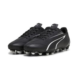 Fu&szlig;ballschuh Puma "VITORIA FG/AG", Herren, Gr. 44, schwarz-wei&szlig; (Puma schwarz, Puma wei&szlig;), Synthetik, Schuhe Fu&szlig;ballschuh, f&uuml;r Rasenpl&auml;tze