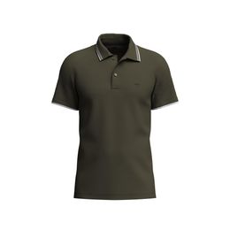 Poloshirt Fynch-Hatton, Herren, Gr. S, gr&uuml;n (schwarz khaki), Piqu&eacute;, Obermaterial: 100% Baumwolle, unifarben, h&uuml;ftbedeckend, Rundhals, angesetztes B&uuml;ndchen, Shirts Poloshirt, mit Logostickerei
