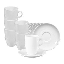 Seltmann Weiden Milchkaffeetassen mit Untertassen VIP. 360 ml 6er Set
