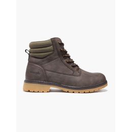 Winterstiefel Wrangler "EDEN MEN HIGH", Herren, Gr. 44, coffee bean, Synthetik, Schuhe Winterstiefel