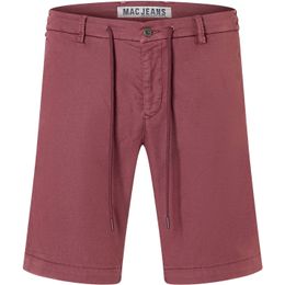 Chinoshorts MAC "JOG'N Shorts", Damen, Gr. 38, N-Gr, wild ginger, Web, Obermaterial: 69% Baumwolle, 29% Polyester, 2% Elasthan, knielang, Hosen Chinoshorts, Sommerhose