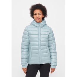 Steppjacke Bench. "KARA", Damen, Gr. 42, blau (dusky blau), Web, Obermaterial: 100% Polyester, unifarben, Jacken Steppjacke
