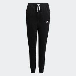 Trainingshose adidas Performance "ENT22 SW PNTY", Damen, Gr. 140, N-Gr, schwarz (schwarz,), Obermaterial: 70% Baumwolle, 30% Polyester, bestickt, Hosen Trainingshose