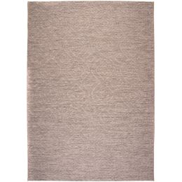 Teppich Kayoom "Nautic 982", taupe, B:200cm H:7mm L:290cm, Polypropylen, Teppiche, Teppich, Kurzflor, Modernes Muster, Deko, ; In -und Outdoor geeignet