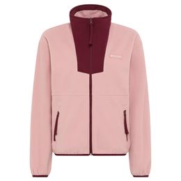 Fleecejacke Columbia "SEQUOIA GROVE FULL ZIP FLEECE", Damen, Gr. S, rosa (eraser pink, rich wine), Obermaterial: 100% Polyester, Jacken Fleecejacke, sportlicher Stil, f&uuml;r Wandern und Trekking, bequem