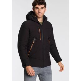 Steppjacke Killtec "KOW 1 MN QLTD JCKT", Herren, Gr. XXL, schwarz, Steppware, Obermaterial: 100% Polyester, unifarben, angesetztes B&uuml;ndchen mit Klettverschluss, Jacken Steppjacke