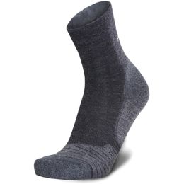 Arbeitssocken Meindl "Socke Merino light MT3", Herren, Gr. 42, grau (anthrazit), Obermaterial: 46% Polyamid PA. 38% Wolle mw. 13% Polypropylen PP. 3% Elasthan EL., Socken Arbeitssocken