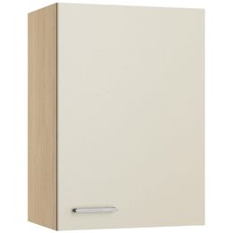H&auml;ngeschrank KOCHSTATION "KS-Lucy", stain, eiche hell, B:50cm H:70,4cm T:34,6cm, Schr&auml;nke, H&auml;ngeschrank, Breite 50 cm, mit 1 T&uuml;r, 2 Einlegeb&ouml;den, Soft-Close