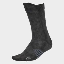 Funktionssocken adidas Performance "RUNXGRAPHIC WASHED", Damen, Gr. XL (46/48), onix, carbon, Obermaterial: 91% Polyamid, 5% Polyester, 4% Elasthan, Socken Funktionssocken