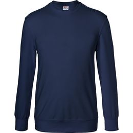 K&Uuml;BLER Longsleeve K&Uuml;BLER "Sweatshirt", Herren, Gr. M, blau (dunkelblau), Obermaterial: 50% Baumwolle CO. 50% Polyester PES., Shirts Longsleeve