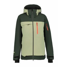 Skijacke Icepeak "H SKIJACKE CALE", Herren, Gr. 52, gr&uuml;n (spargel), Web, Obermaterial: 100% Polyester, regular fit h&uuml;ftlang, Jacken Skijacke, wind- und wasserdicht, atmungsaktiv, mit Rei&szlig;verschlusstaschen