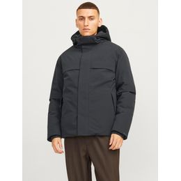 Jack & Jones Outdoorjacke JACK & JONES "JPRBLAWAVE JACKET", Herren, Gr. L, blau (schwarz navy), Web, Obermaterial: 100% Polyester, unifarben, Jacken Outdoorjacke