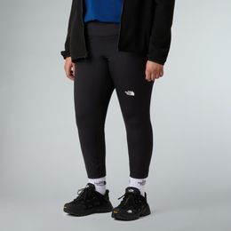 Funktionstights The North Face "W PLUS FLEX HIGH RISE 25IN TIGHTS", Damen, Gr. 3X, N-Gr, schwarz (tnf schwarz), Obermaterial: 77% Polyester, 23% Elasthan, Hosen Funktionstights, nahtloses Design, f&uuml;r Sport, aus Polyester und Elasthan