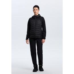 Softshelljacke Icepeak "BURLISON", Damen, Gr. 40, basic schwarz, Obermaterial: 100% Polyester, Jacken Softshelljacke, f&uuml;r Erwachsene, wasserabweisend, atmungsaktiv, Wassers&auml;ule 10000