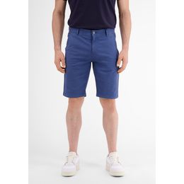 Bermudas Lerros "5-Pocket Shorts", Herren, Gr. 31, blau (travel blau), 98% Baumwolle, 2% Elasthan, Hosen Bermudas