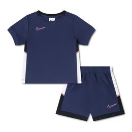 T-Shirt & Shorts Nike Sportswear "NKB B NK ACADEMY SHORT SET", Jungen, Gr. 116 (6), blau void, Obermaterial: 100% Polyester, KOB Set-Artikel T-Shirt & Shorts, Set-Artikel, f&uuml;r sportliche Aktivit&auml;ten