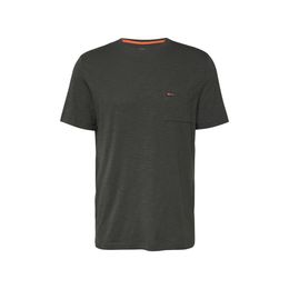 T-Shirt s.Oliver, Damen, Gr. S, dunkelgrau, Single Jersey, Obermaterial: 100% Baumwolle, meliert, normal h&uuml;ftbedeckend, Rundhals, Shirts T-Shirt, in melierter Optik