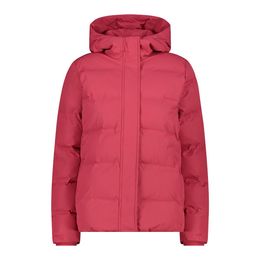 Steppjacke CMP "WOMAN JACKET FIX HOOD", Damen, Gr. 36, rot (cherry), Obermaterial: 100% Polyester. Futter: 100% Polyester. Wattierung: 100% Polyester, Jacken Steppjacke