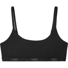 UGG Australia Bralette UGG "Estella Bralette", Damen, Gr. XXL, N-Gr, schwarz, Jersey, Obermaterial: 90% Viskose (LENZING&trade; ECOVERO&trade;), 10% Elasthan, unifarben, k&ouml;rpernah, BHs Bralette, Satinband mit Markenlogo