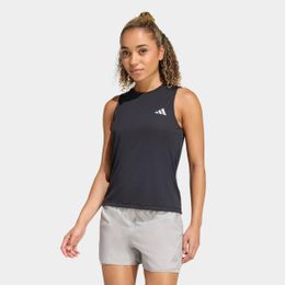 Lauftop adidas Performance "ADI365 RUNNING ESSENTIALS", Damen, Gr. L, schwarz, Obermaterial: 100% Polyester, Rundhals, Tops Lauftop