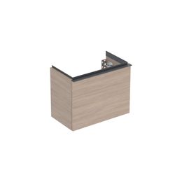 Geberit Handwaschbeckenunterschrank iCon 52x41,5x30,7cm, 1 Lade, Eiche/Gr. la. ma (502302JH1)