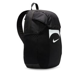 Sportrucksack Nike "NK ACDMY TEAM BKPK 2.3", schwarz, schwarz, wei&szlig;, Rucks&auml;cke, Damen, Obermaterial: 90% Polyester, 10% Nylon, Sportrucksack, f&uuml;r Training, 30 Liter Volumen, mit Vordertasche f&uuml;r Ball
