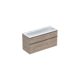 Geberit M&ouml;bel-Waschtischset iCon 120x63x48cm, w/KT, nuss/Griff la. ma (502334JR1)