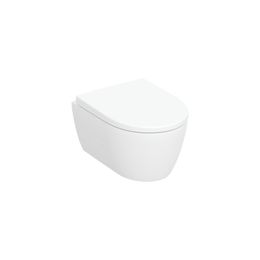 Geberit Wand-WC, Tiefsp&uuml;ler Set iCon 36x49cm, vrk A, ge F., rimf, m Sitz, we. (502381001)