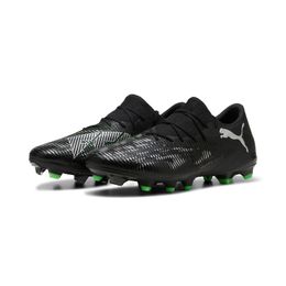 Fu&szlig;ballschuh Puma "FUTURE 8 MATCH LOW FG/AG", Gr. 44,5, Puma schwarz, cool light gray, fluo gr&uuml;n, Synthetik, Schuhe Fu&szlig;ballschuh, f&uuml;r Rasenpl&auml;tze