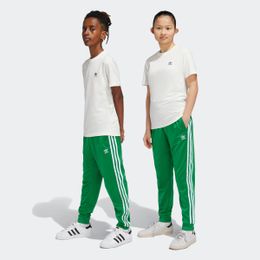 Sporthose adidas originals "ADICOLOR SST KIDS", Damen, Gr. 170, N-Gr, gr&uuml;n (gr&uuml;n,), Trikot, Obermaterial: 100% Polyester, Hosen Sporthose, Superstar Kinder Trainingshose