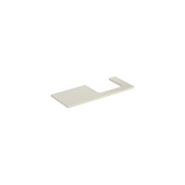 Geberit Waschtisch-Platte One 120x3x47cm, sand-grau/l hg, Ausschn re (505325004)