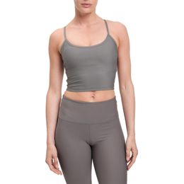 Tanktop Energetics "DA.-TANK-SHIRT OLORIE W", Damen, Gr. L, anthrazit, Obermaterial: 84% Polyester, 16% Elasthan, Tops Tanktop, sportlicher Stil, f&uuml;r Workout und Yoga, mit DRY PLUS Technologie