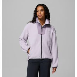 Fleecejacke Columbia "SEQUOIA GROVE FULL ZIP FLEECE", Damen, Gr. L (42/44), lavender pearl, shale lila, Obermaterial: 100% Polyester, Jacken Fleecejacke, sportlicher Stil, f&uuml;r Wandern und Trekking, bequem