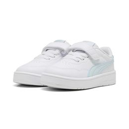 Sneaker Puma "COURT LALLY AC+ INF", M&auml;dchen, Gr. 27, wei&szlig; (Puma wei&szlig;, sea glass), Synthetik, Schuhe Sneaker