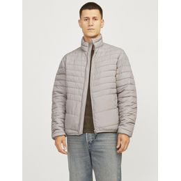 Jack & Jones Steppjacke JACK & JONES "JJESTATE PACKABLE PUFFER COLLAR NOOS", Herren, Gr. M, beige (atmosphere), Web, Obermaterial: 100% Polyester, unifarben, normal, elastischer Bund, Jacken Steppjacke