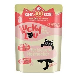 Lucky Lou Nassfutter Katze Kitten Gefl&uuml;gel 12x300 g