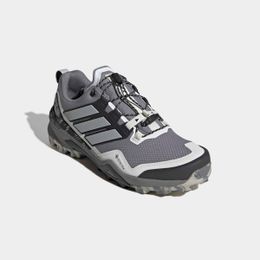 Wanderschuh adidas terrex "TERREX SKYCHASER GORE-TEX", Herren, Gr. 46, grau three, grau two, sanftes wei&szlig;, Synthetik, Textil, Schuhe Wanderschuh, wasserdicht dank Gore-Tex Membrane