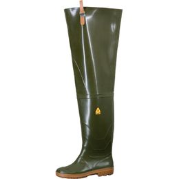 Watstiefel Nora "River" Gr. 45, gr&uuml;n (oliv), 45, Obermaterial: 100% Naturkautschuk NaRubber., Schuhe, Watstiefel