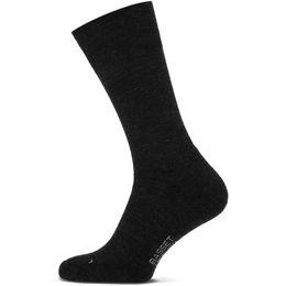 Arbeitssocken STAPP "Basset Socks Merino", Herren, Gr. 43, grau (anthrazit), Obermaterial: 78% Viskose CV. 20% Polyester PES. 2% Elasthan EL., Socken Arbeitssocken